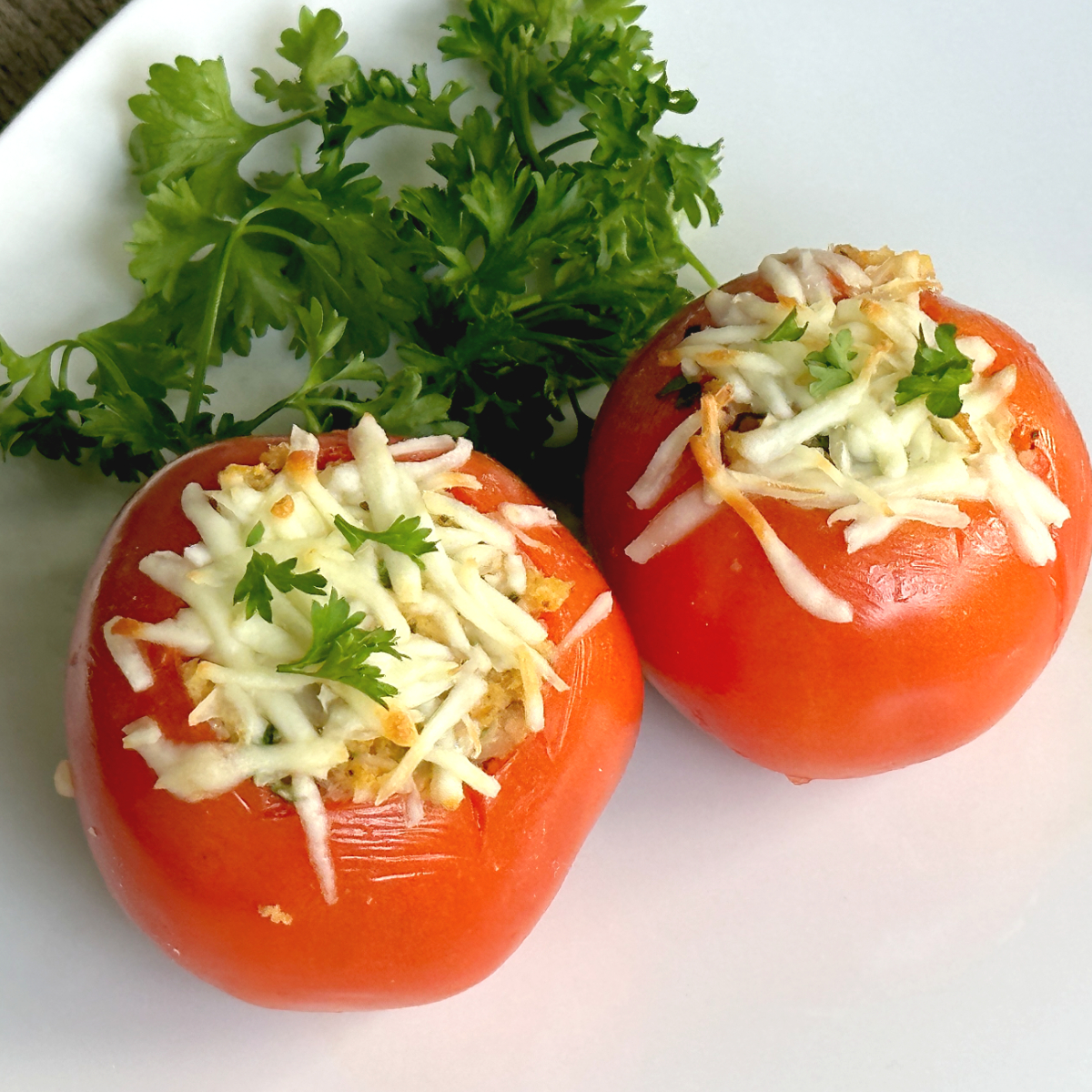 Baked Stuffed Tomatoes Recipe - I Grow Tomatoes