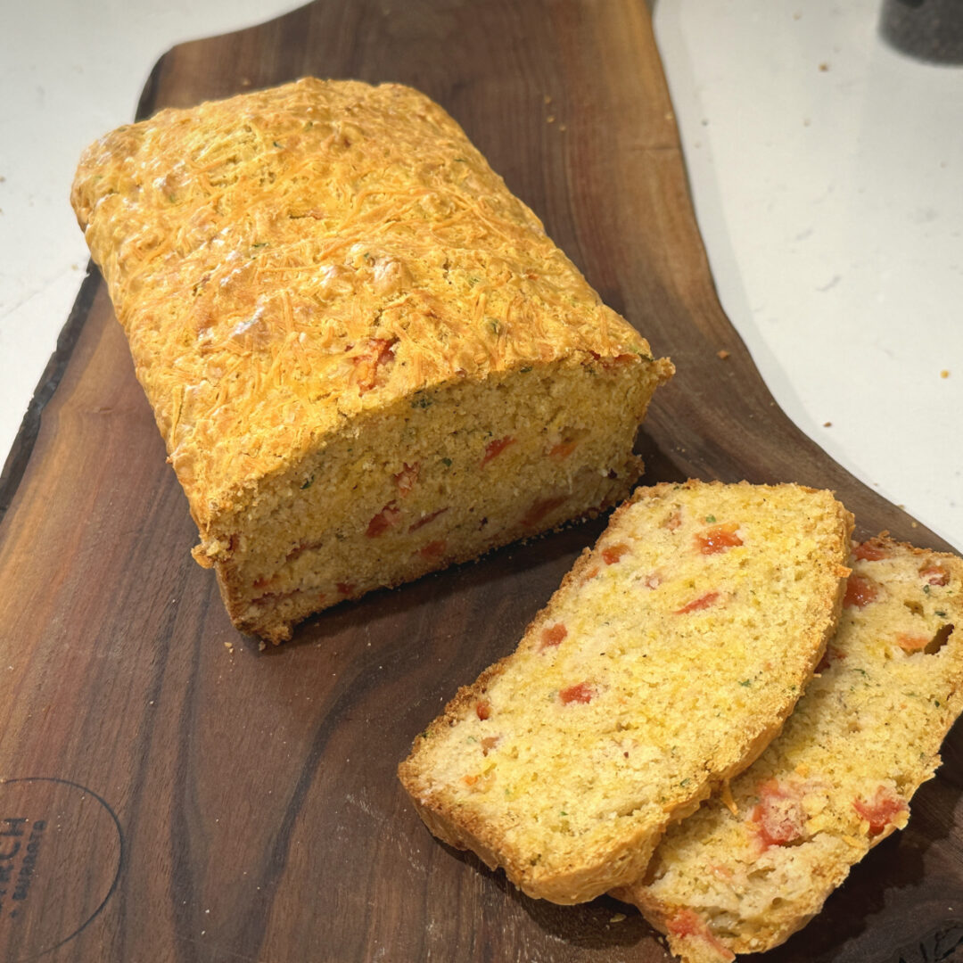 Tomato Basil Quick Bread Recipe (Made With Fresh Tomatoes)