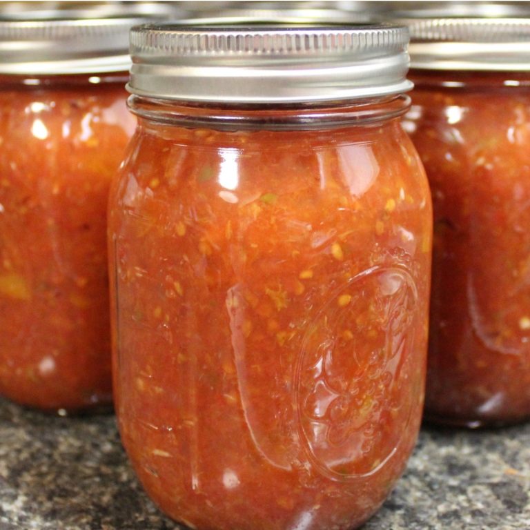 Easy Mild Salsa Recipe - Water Bath Canning Instructions Included - I ...